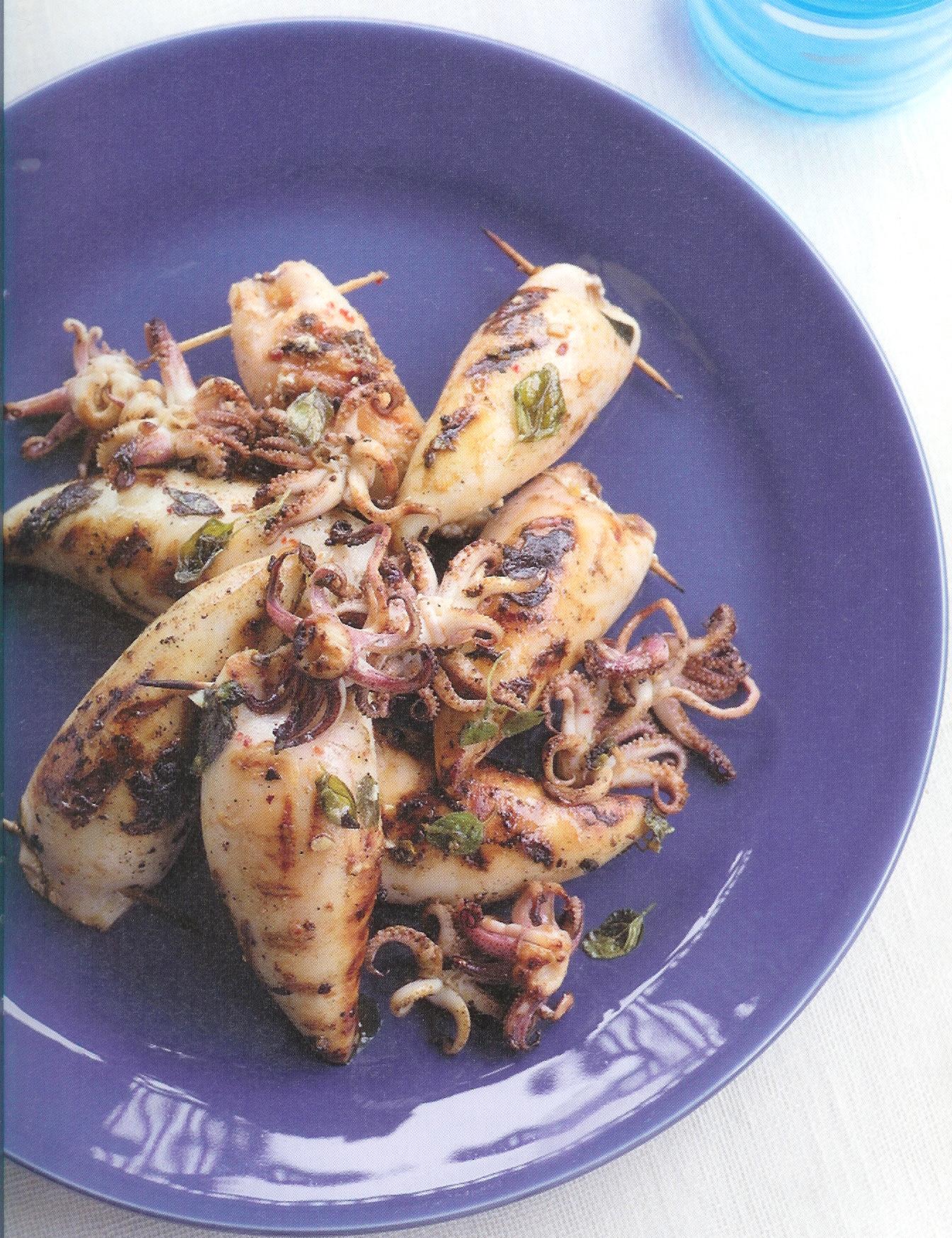 Pijlinktvis gevuld met feta en chilipeper calamare - Online Recepten ...