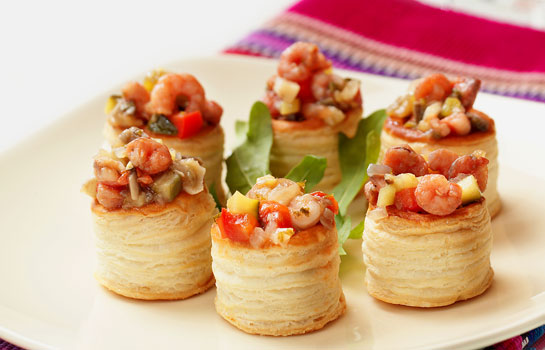 Minipasteitjes gevuld met garnalen op z'n provencaals - Online Recepten ...