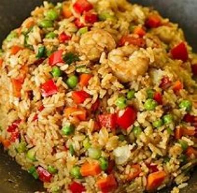Chinese gebakken rijst met garnalen - Online Recepten - KookJij